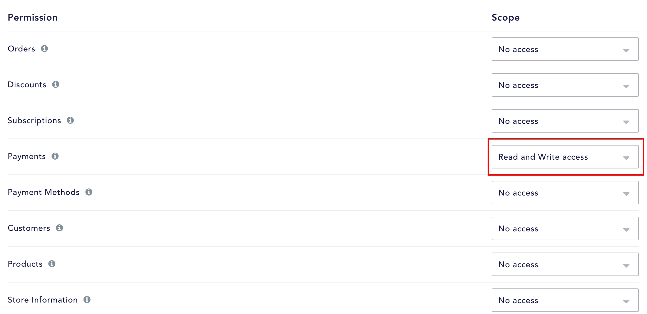 How can I gain access to the payment API endpoints? – Recharge