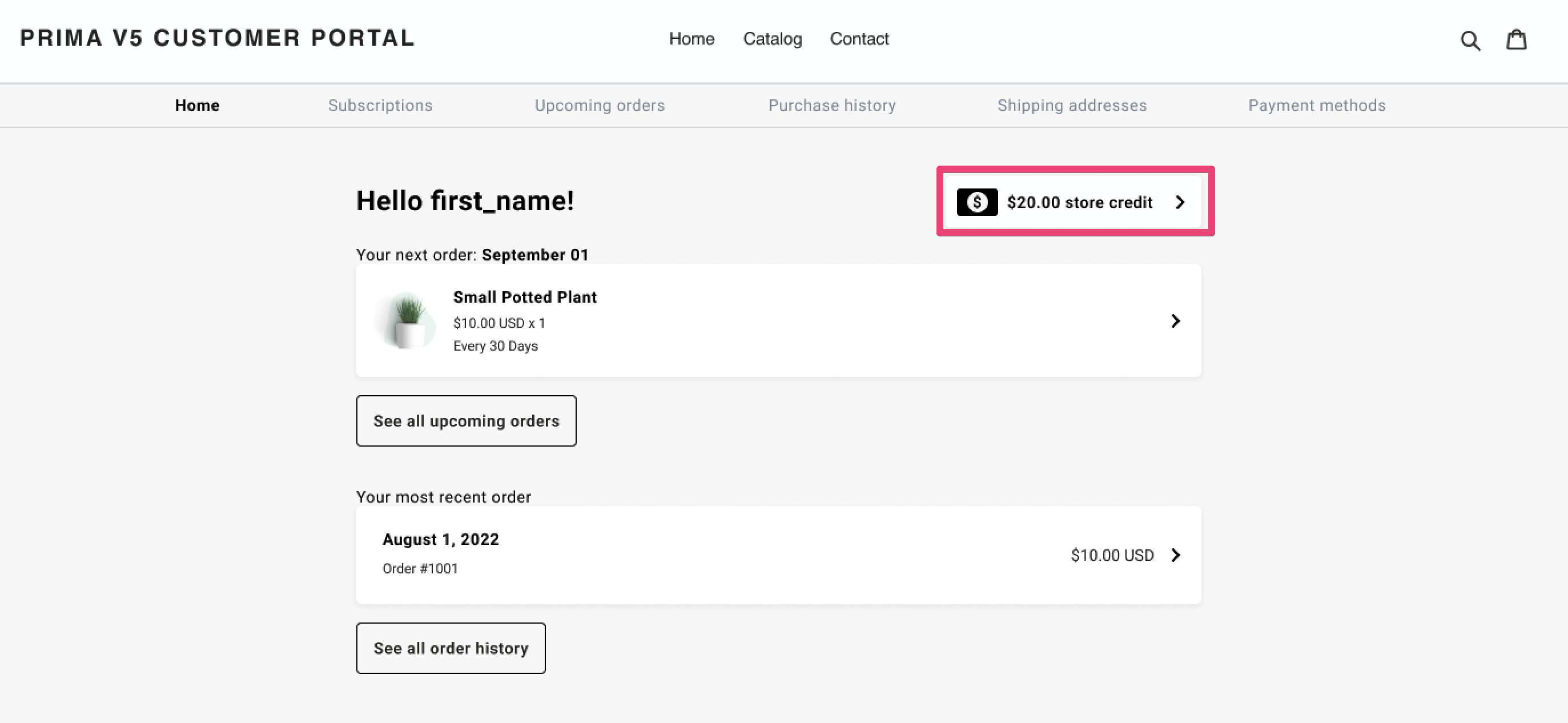 Credits – Recharge