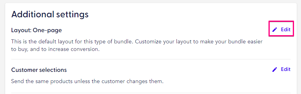 How to use the Bundles widget layout – Recharge