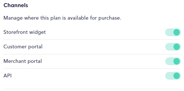 Product Subscription Plans – Recharge