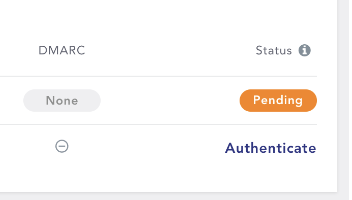 Domain authentication status stuck in pending – Recharge