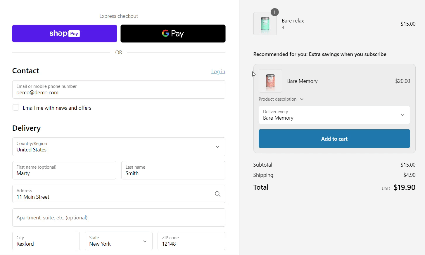 How to configure a Checkout Cross-Sell flow – Recharge