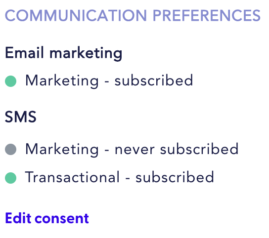 Viewing and editing customer communication preferences – Recharge