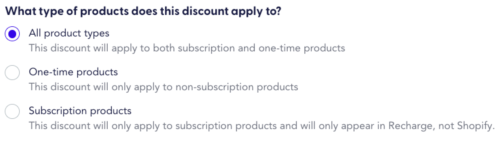 Creating discount codes – Recharge