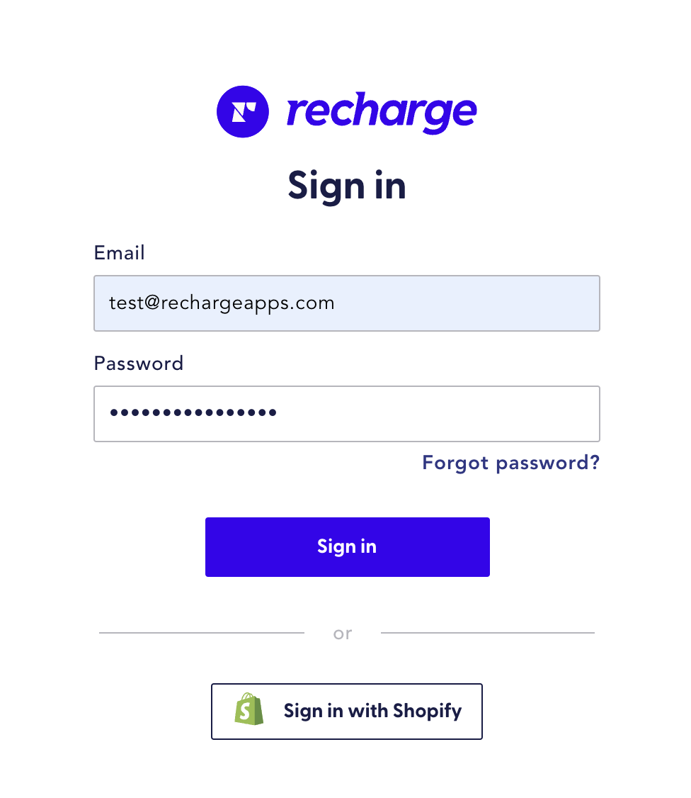 Accessing Recharge through your ecommerce platform – Recharge