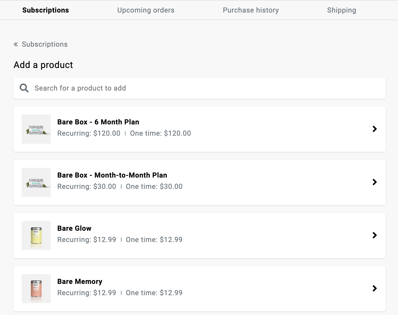 Using the Prima customer portal theme – Recharge Using the Prima customer portal theme – Recharge